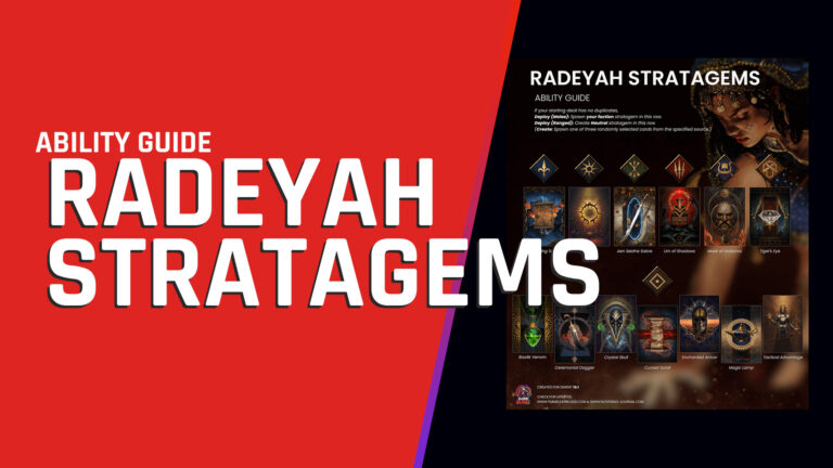 Radeyah stratagems - Novigrad Journal